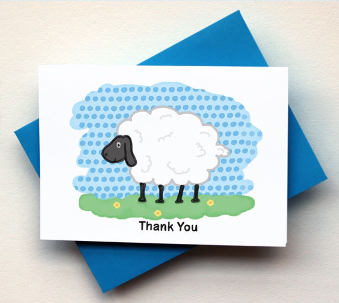 Thank You Sheep - Etsy
