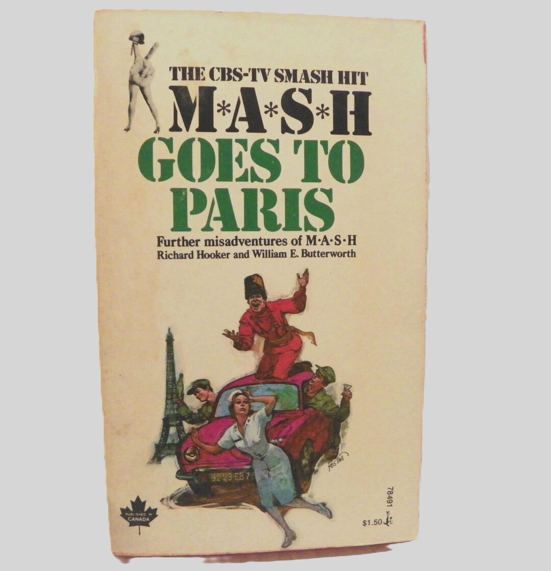 1975 Mash Goes to Paris Canadian Edition , 1970's Television Memorabila ...