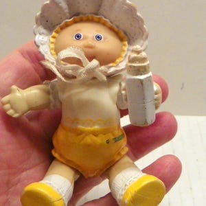 1984 Cabbage Patch Kids Poseable PVC Baby , Cabbage Patch Baby Holding ...