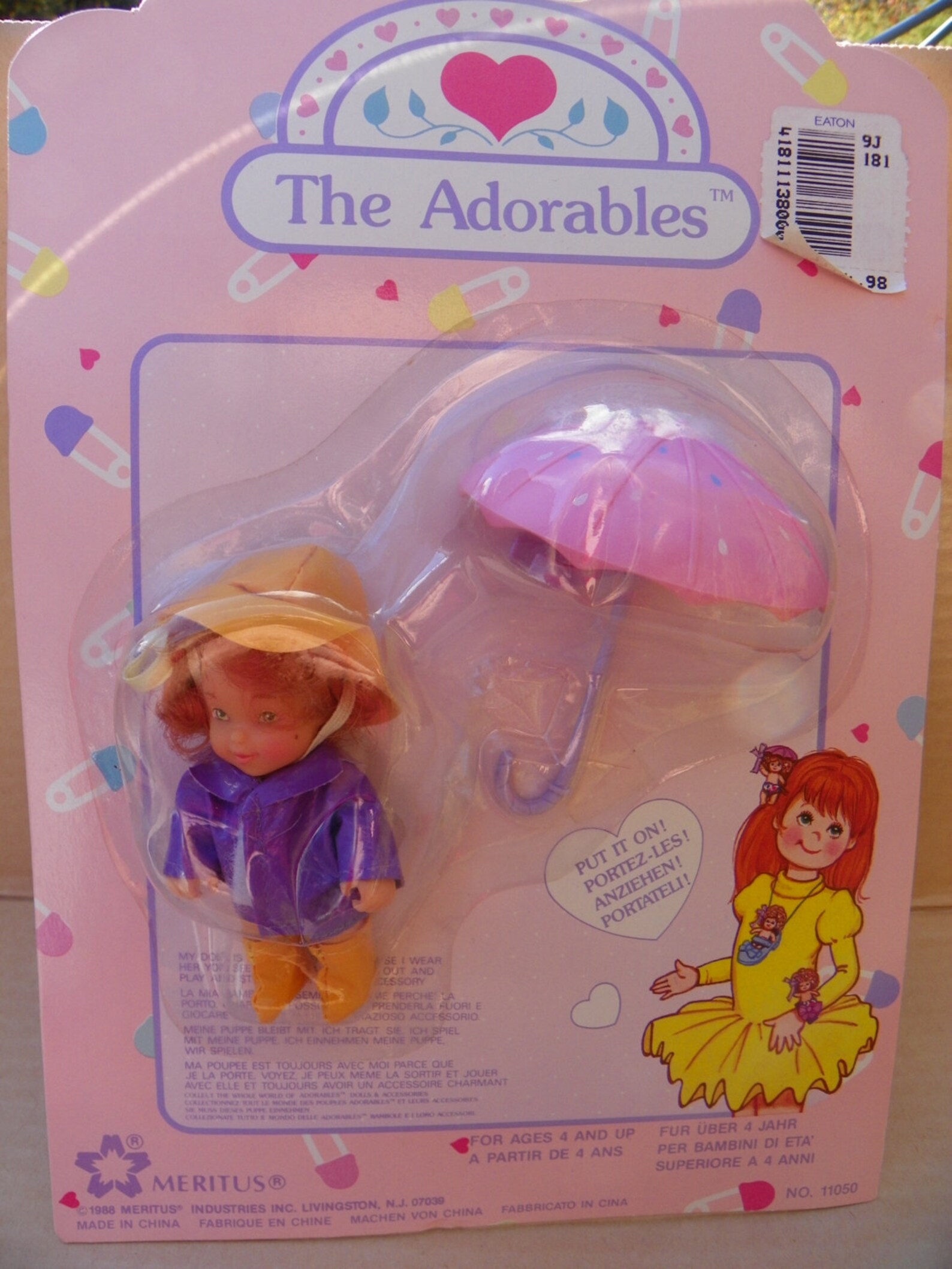 The Adorables 1988 Meritus Clip on Wearable Doll Jewelry - Etsy