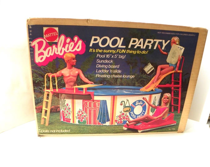 1973 Barbie's Pool Party 7795 - Complete and Unused ! , 1970's Mattel ...