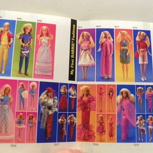 1984 Barbie World of Fashion Booklet , 1984 Barbie Fashions Pamphlet ...