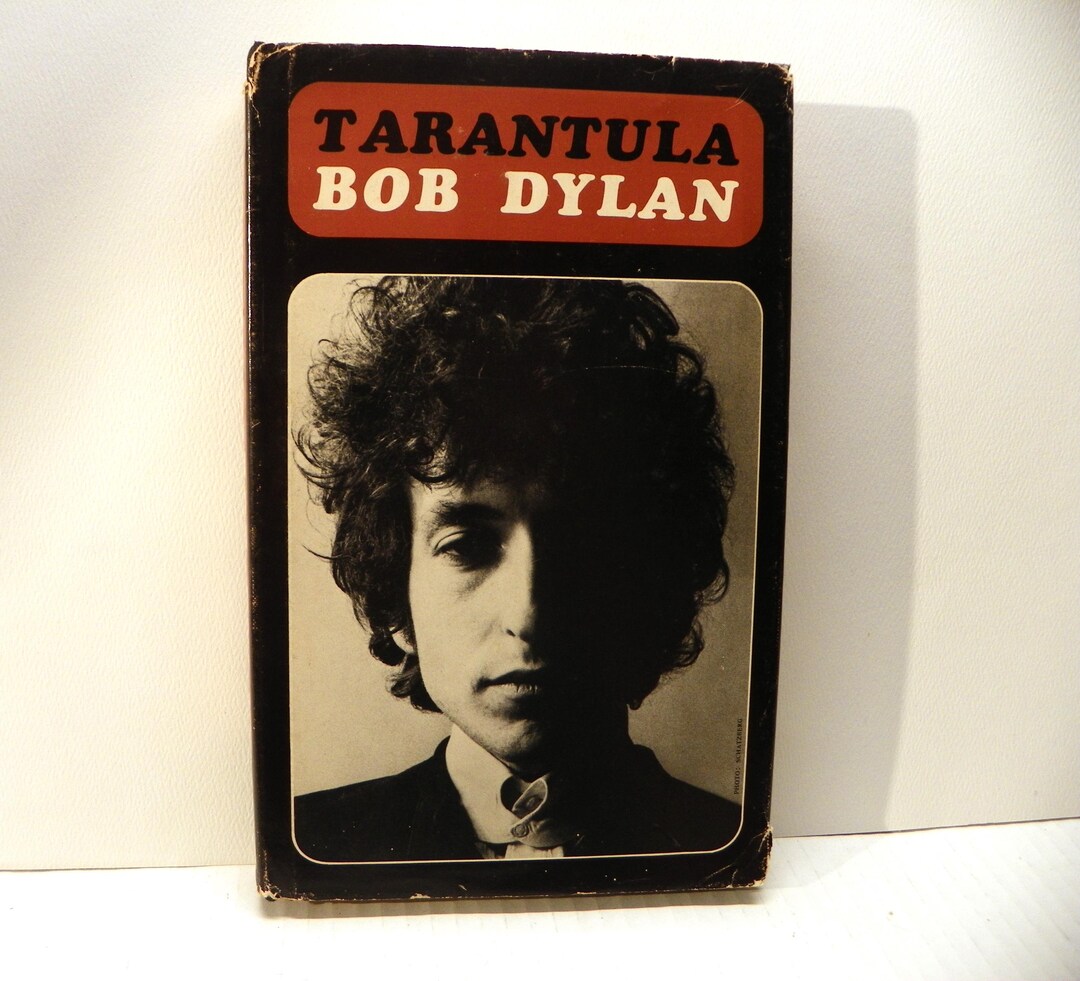 1971 Bob Dylan Tarantula Hardcover Third Printing With Dust Jacket ...