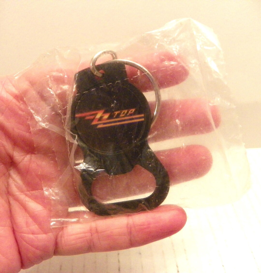 Vintage 1990's ZZ Top Keychain Bottle Opener New in Package , ZZ Top ...