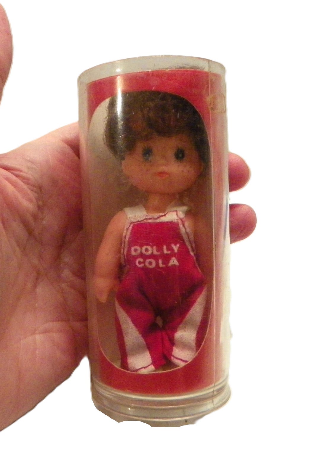 Vintage 1970's Miniature Dolly Cola Doll in Plastic Soda Bottle , Hong ...