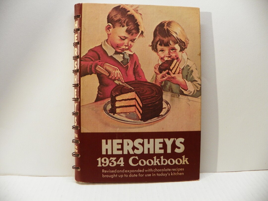 1971 Hershey's 1934 Cookbook , Vintage Hershey's Chocolate Recipe Book ...