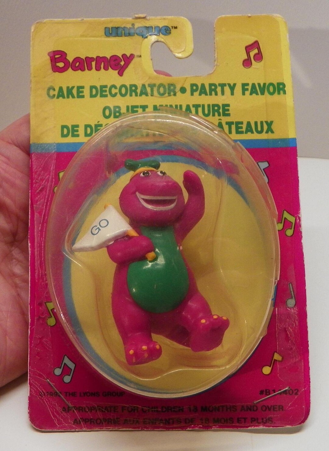NRFB 1993 Barney PVC Figure , Barney the Purple Dinosaur , Barney Cake ...
