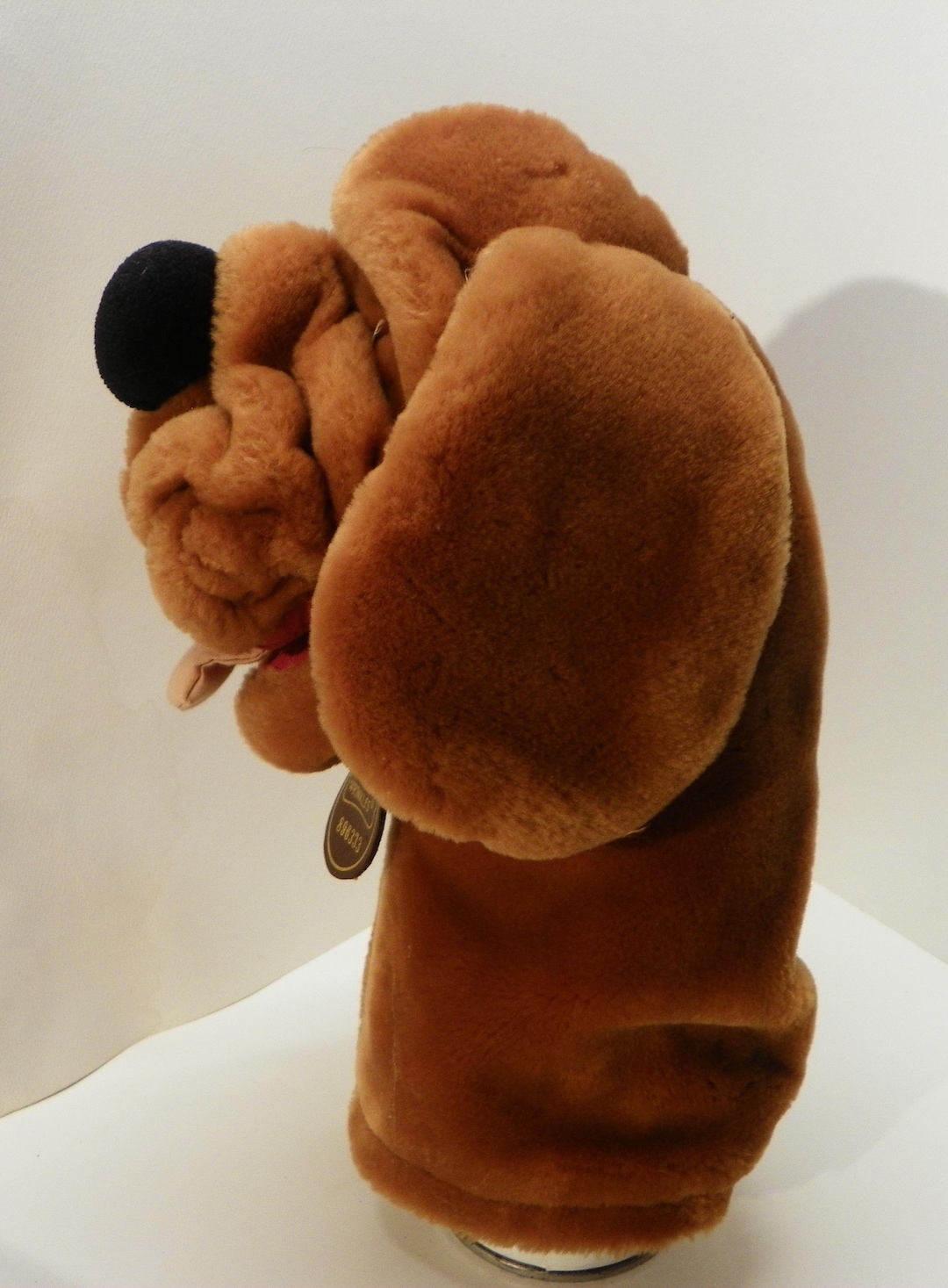 1984 Ganz Bros Wrinkles Dog Hand Puppet , Plush Caramel Colored ...