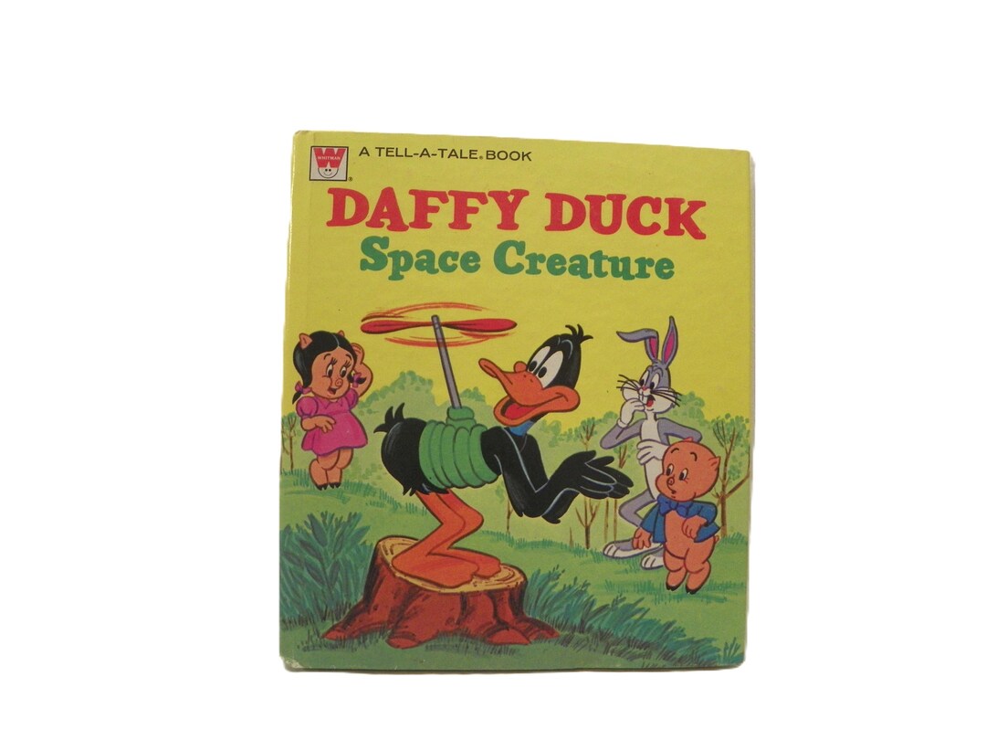 1977 Daffy Duck Space Creature - Whitman Tell-a-tale Book #2453-36 ...