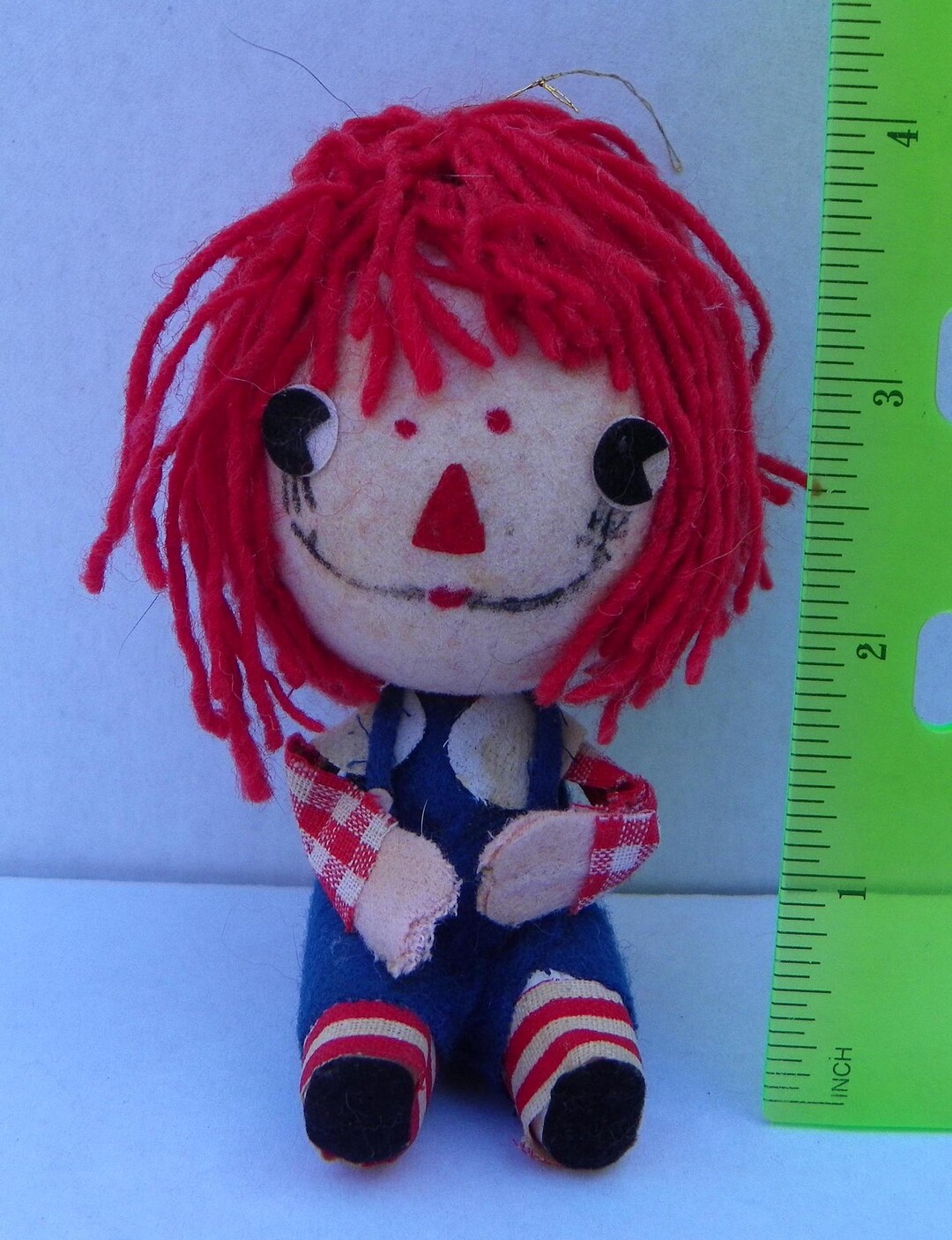 Odd Vintage Raggedy Ann Tree Decoration , 1960's Raggedy Ann Christmas ...