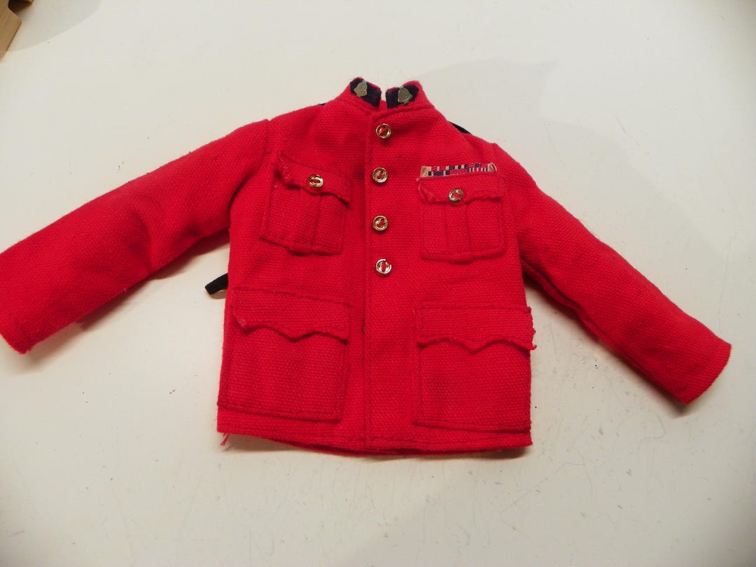 Vintage GI Joe Action Man Canadian Mountie Uniform Jacket Sears , 1967 ...