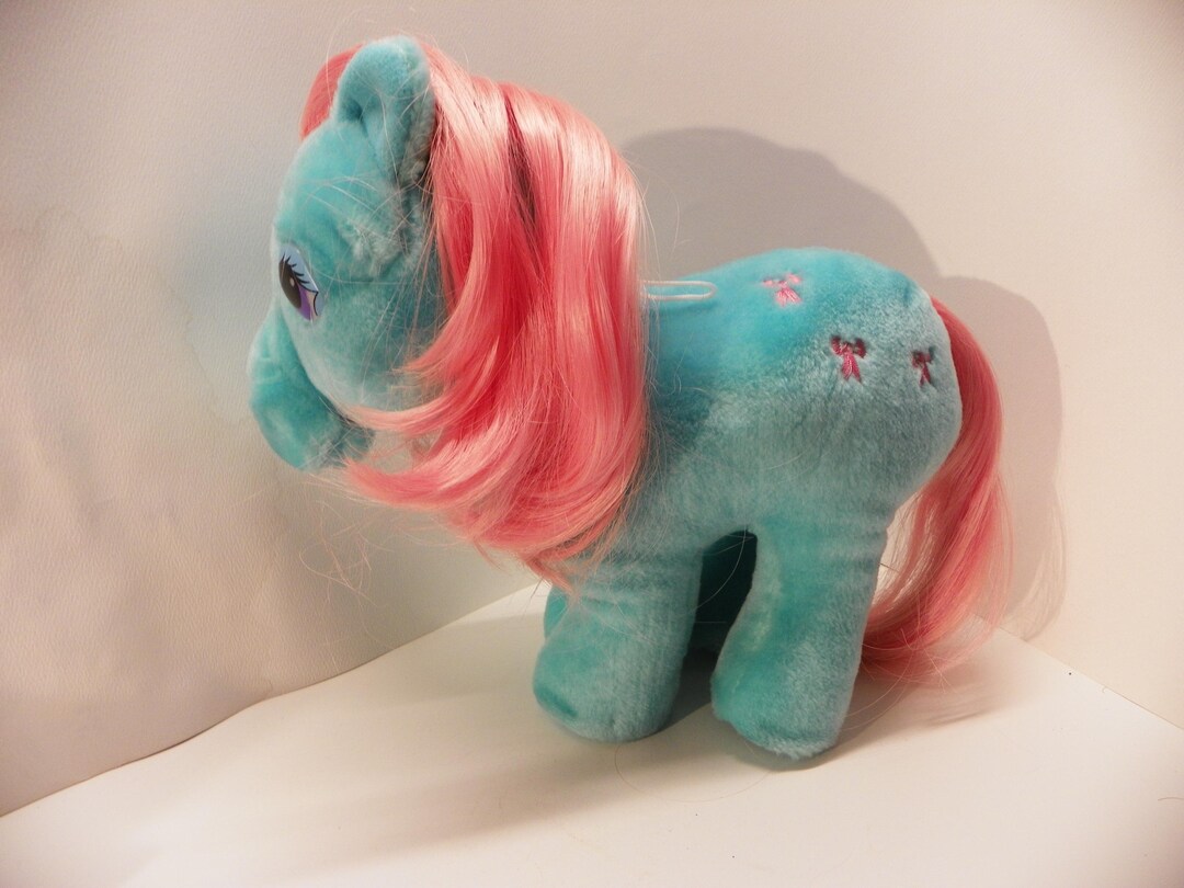 Beautiful 1984 Hasbro G1 MLP Bowtie 10 , Vintage My Little Pony Plush ...