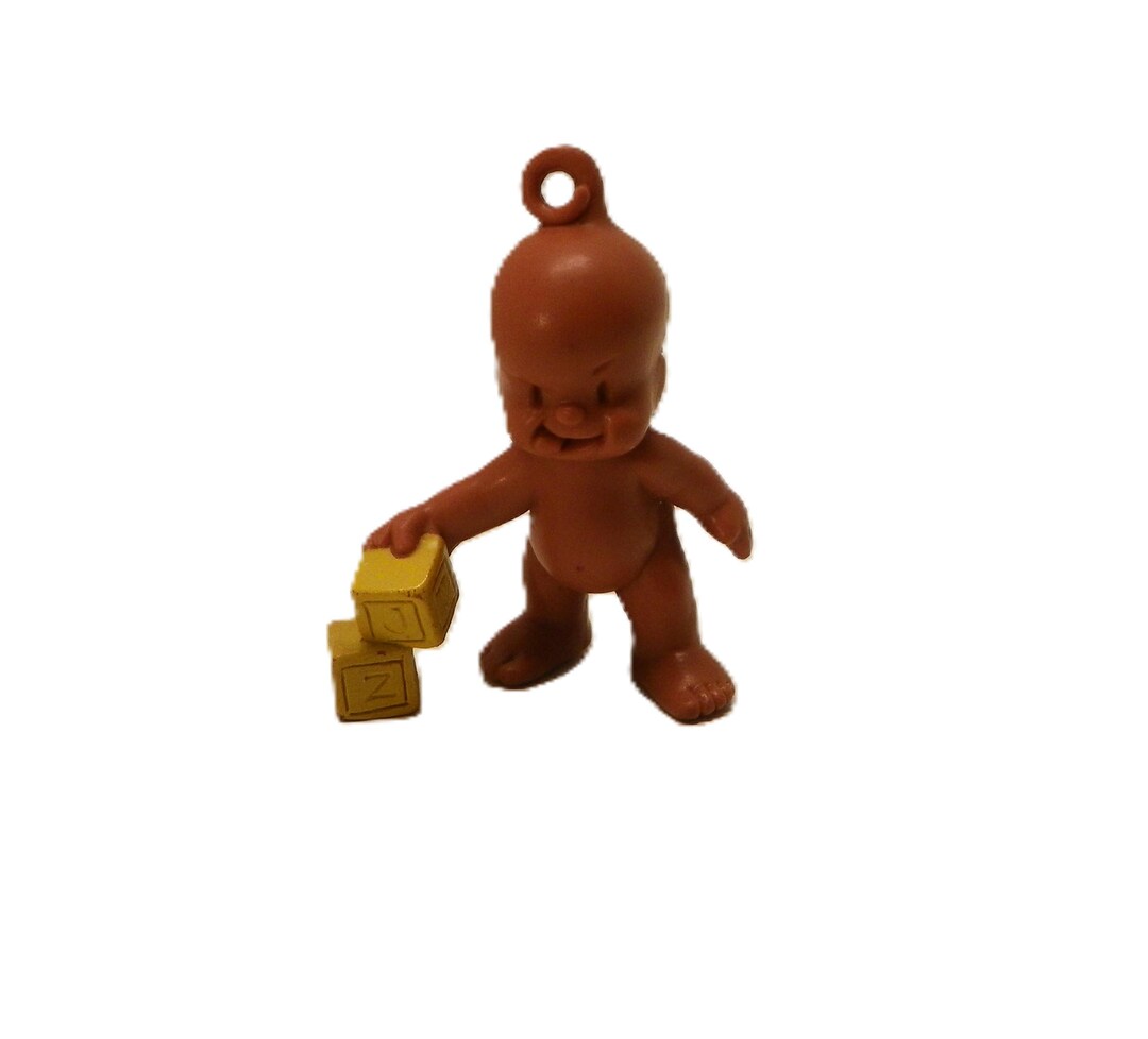 1985 LJN Toys Oodles PVC Baby Figure , Jackoodle Curly Q'oodle Mini ...