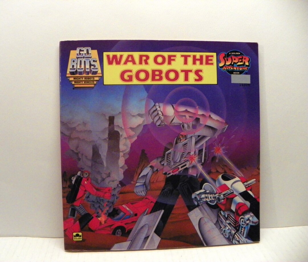 1984 War of the Gobots Children's Soft Cover Book , Golden Super ...