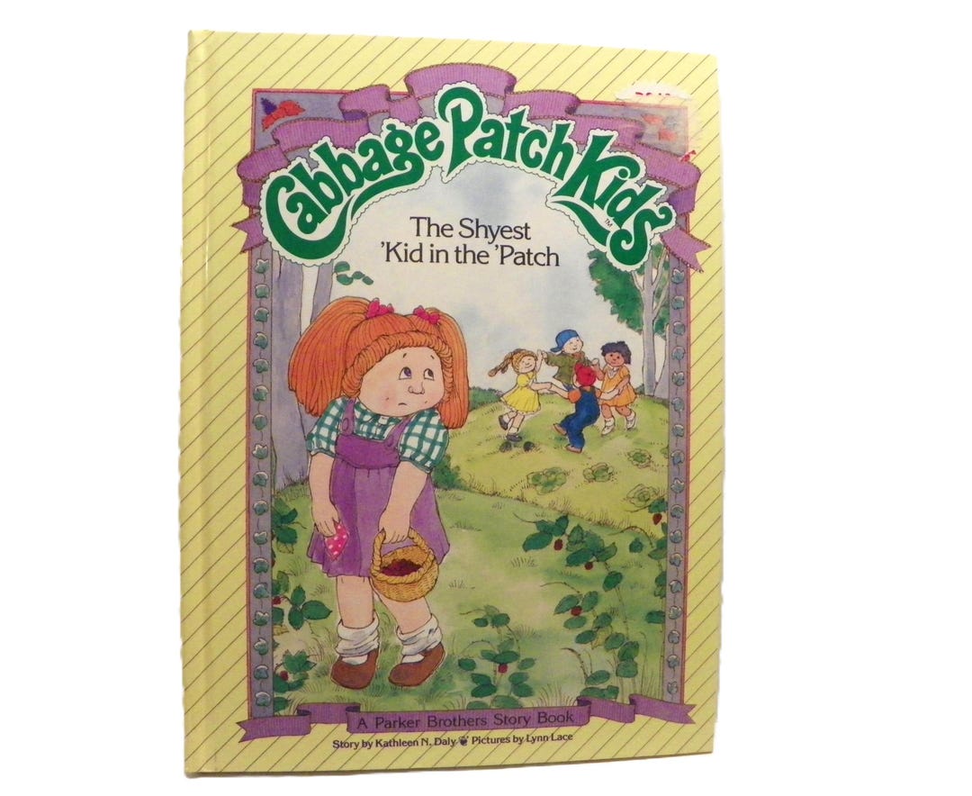 1984 Cabbage Patch Kids Hard Cover Book , Cabbage Patch Kids the Shyest ...