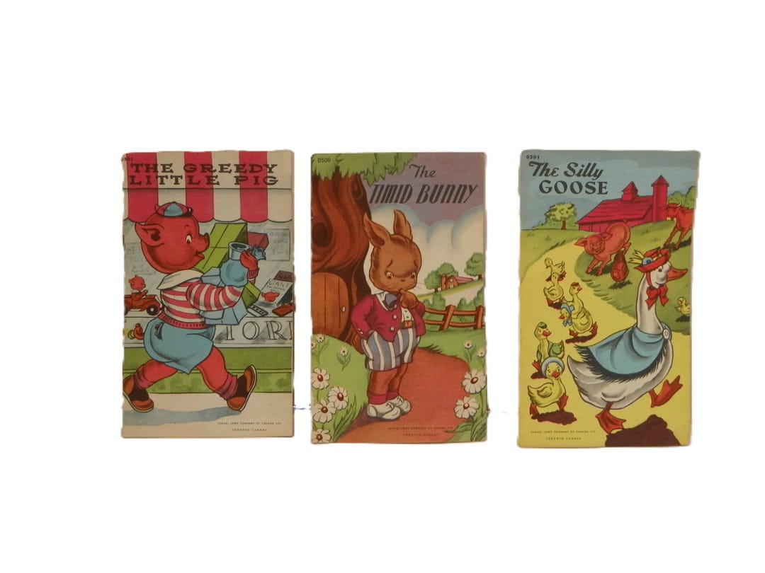 1940's Children's Story Books - Samuel Lowe Company #0508 the Timid ...