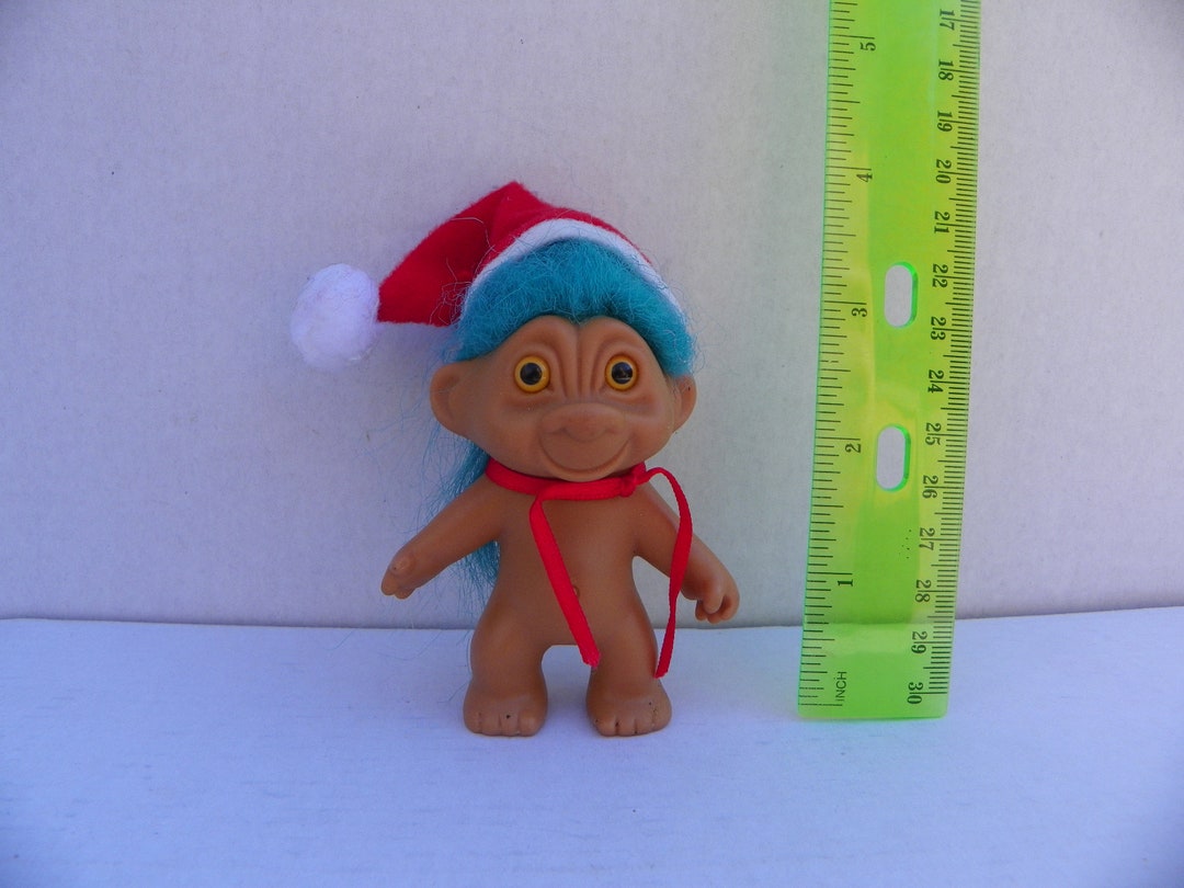 Vintage Santa Troll Doll Vintage 3 Inch Troll Santa Claus - Etsy