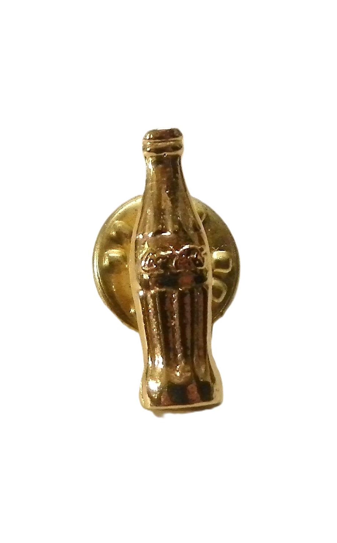 Vintage Coca Cola Bottle Gold Tone Lapel Pin , Coca Cola Coke ...