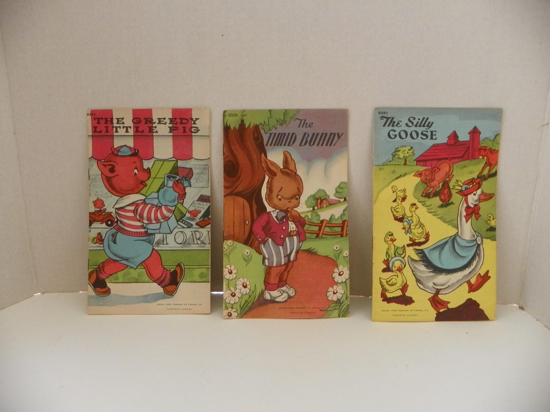 1940's Children's Story Books - Samuel Lowe Company #0508 the Timid ...