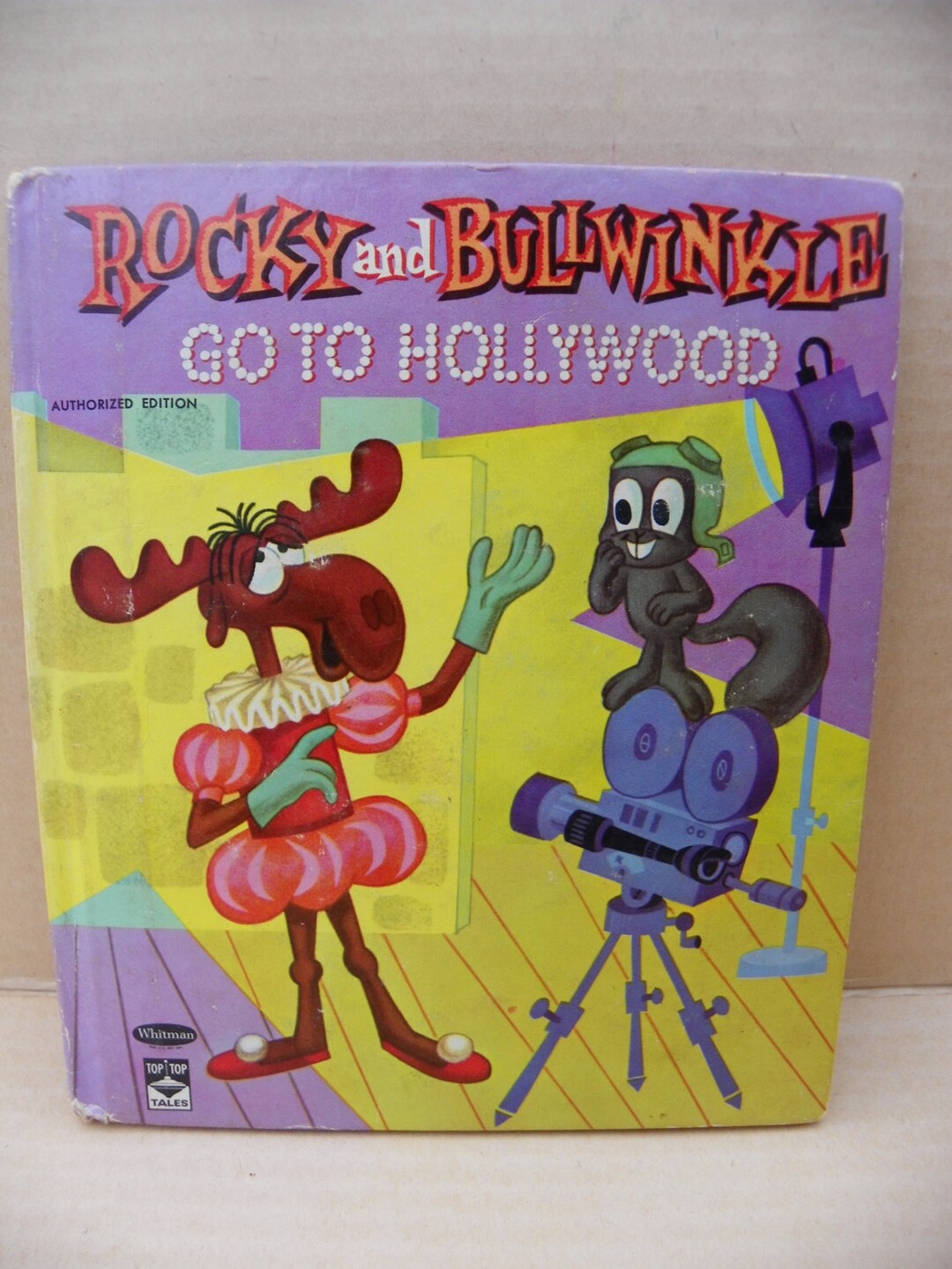 Rocky and Bullwinkle Go to Hollywood - Top Top Tales 2494 First Edition ...
