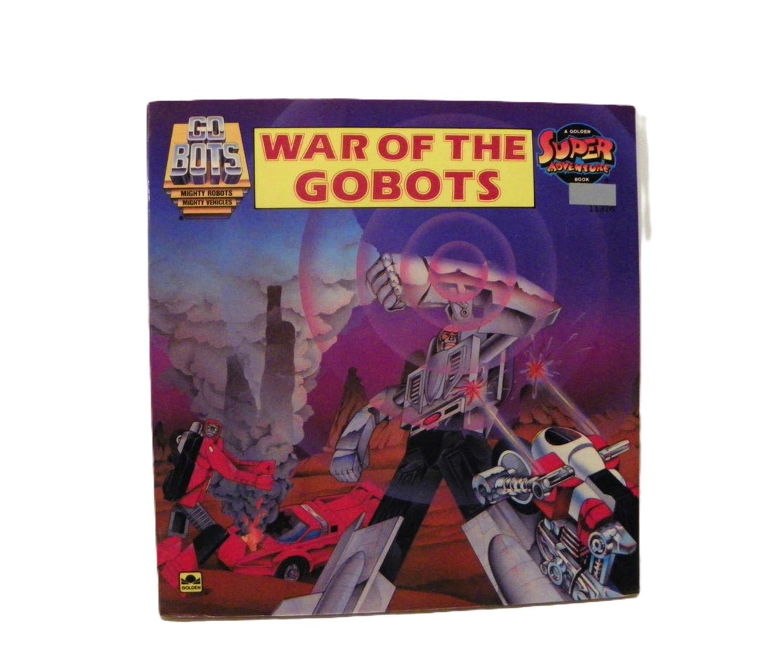 1984 War of the Gobots Golden Super Adventure Book , 1980's Tonka ...
