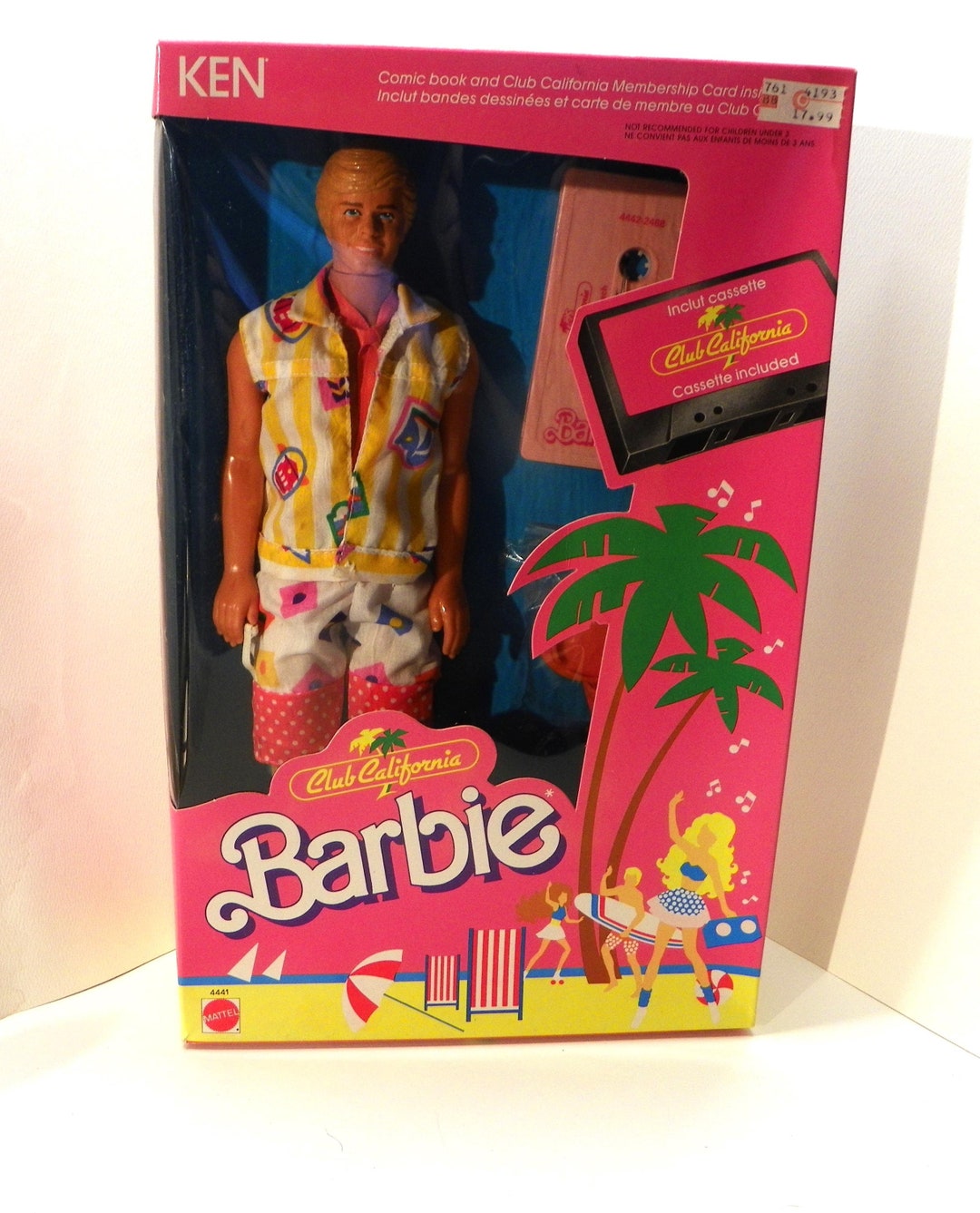 Vintage New Mattel Club California Barbie Ken 4441 NFRB , 1987 ...