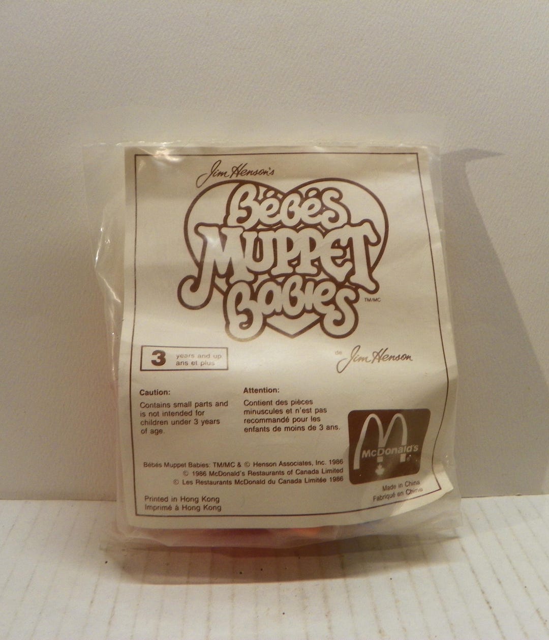 1986 Mcdonald's Muppet Babies Canadian Exclusive Baby Animal and Red ...