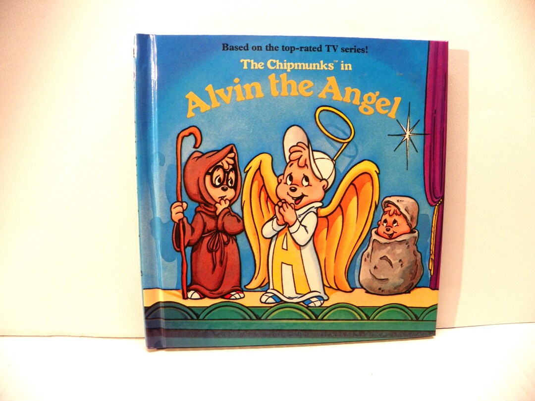 1985 the Chipmunks in Alvin the Angel Story Book , 1980's Children's ...