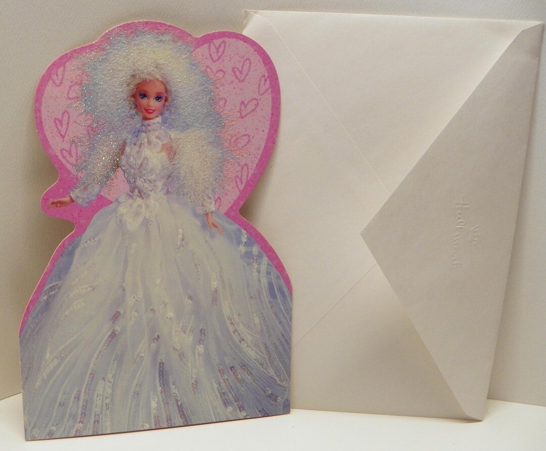 Vintage New 1996 Barbie Greeting Card Mattel , Vintage Barbie Valentine ...