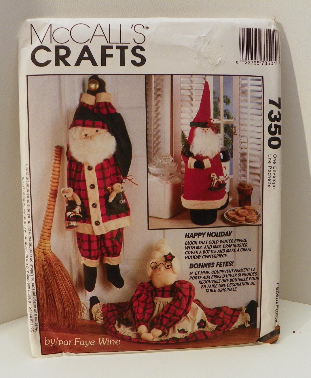 Mccall's Crafts 7350 Sewing Pattern Uncut , Mccall's Santa Claus ...