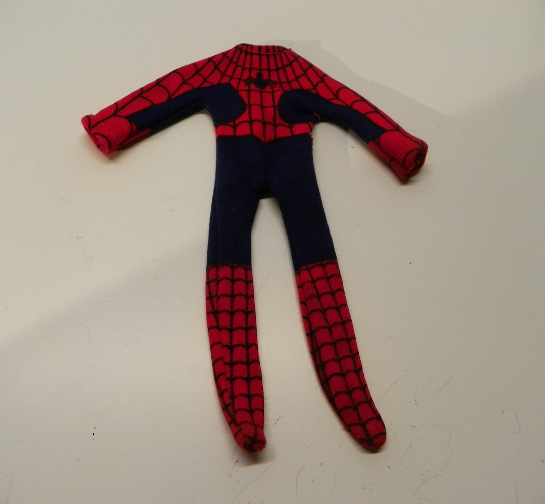 1970's Mego 8 Spiderman Suit Original Outfit , Vintage Spider-man ...