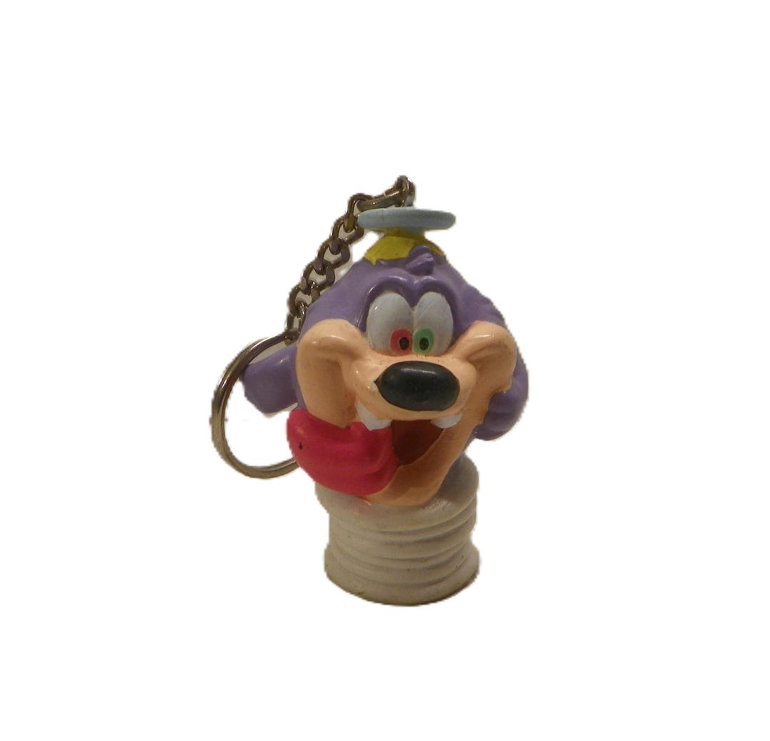 Vintage Warner Bros Tiny Toons Dizzy Devil PVC Keychain , 1991 Applause ...