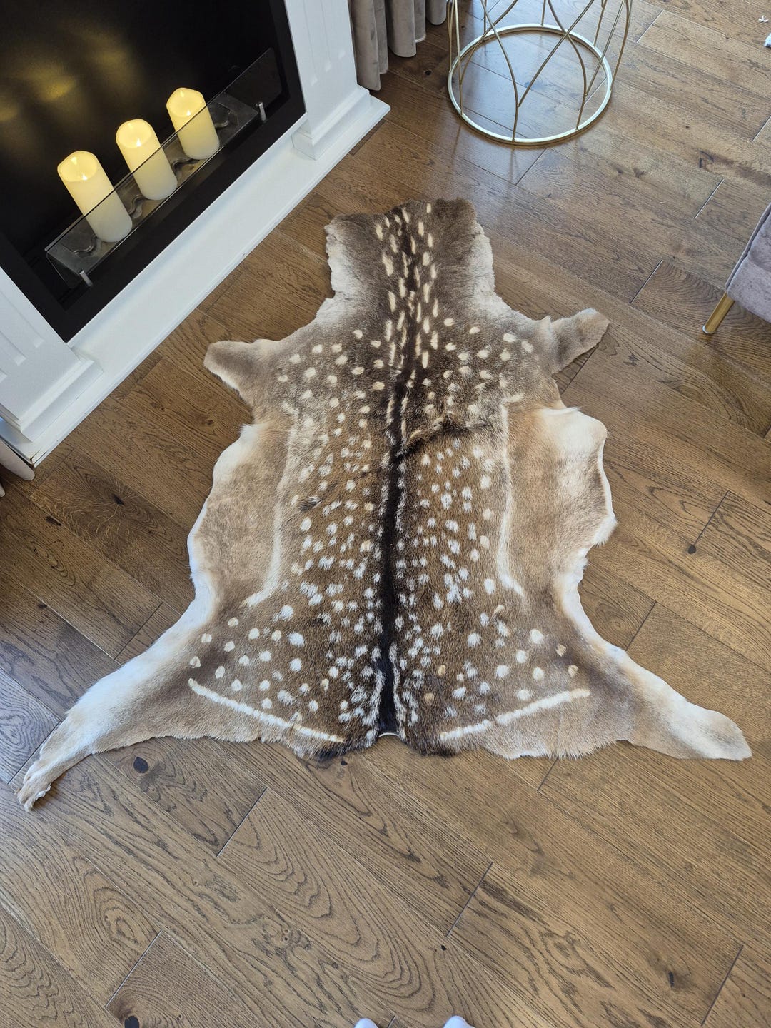 European Fallow Deer Hides 100% Natural XL Size, Beautiful Decoration ...