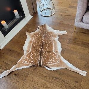 European Fallow Deer Hides 100% Natural XL Size, Beautiful Decoration ...