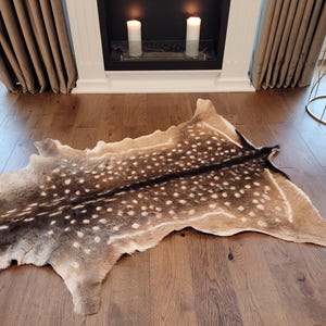 European Fallow Deer Hides 100% Natural XL Size, Beautiful Decoration ...