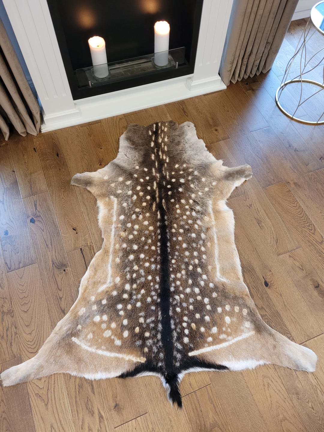 European Fallow Deer Hides 100% Natural XL Size, Beautiful Decoration ...