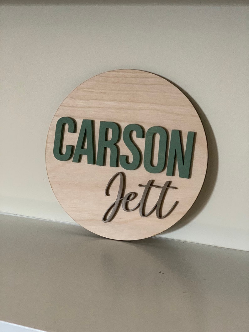 Baby Name Sign - Baby Shower Gift - Etsy