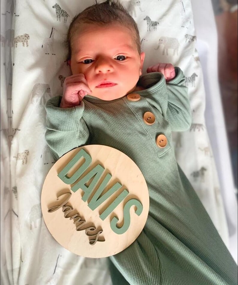 Baby Name Sign - Baby Shower Gift - Etsy