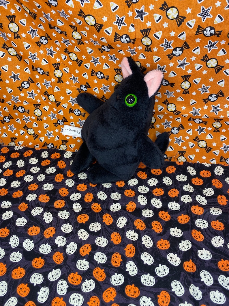 Fat Black Cat Bean Bag Plush ( Green Eyes) - Etsy