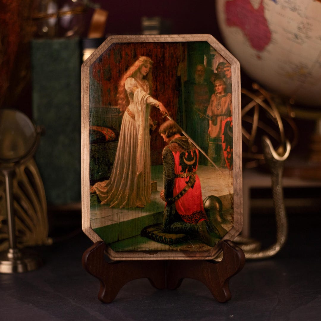 The Accolade Wall Plaque | Fantasy Wall Decor |edmund Blair Leighton ...