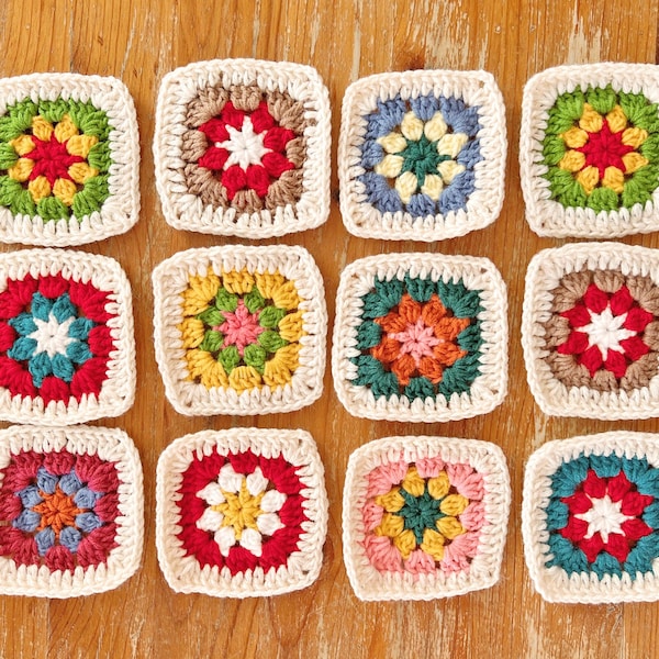 Granny Square Sewing Squares Together - Etsy