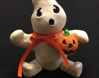 Polymer clay ghost | Etsy