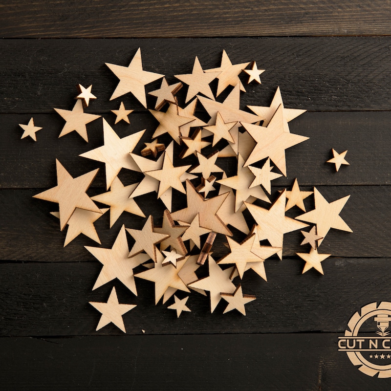 Wooden Stars - Etsy