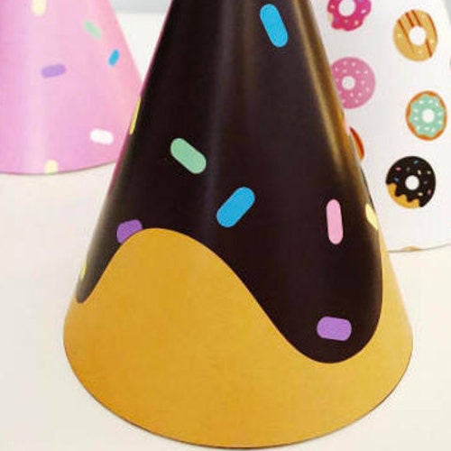 Party Hats Only // Donut Party Theme // Downloadable - Etsy