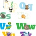 Animal Alphabet Poster or Decals // Download + Print - Etsy