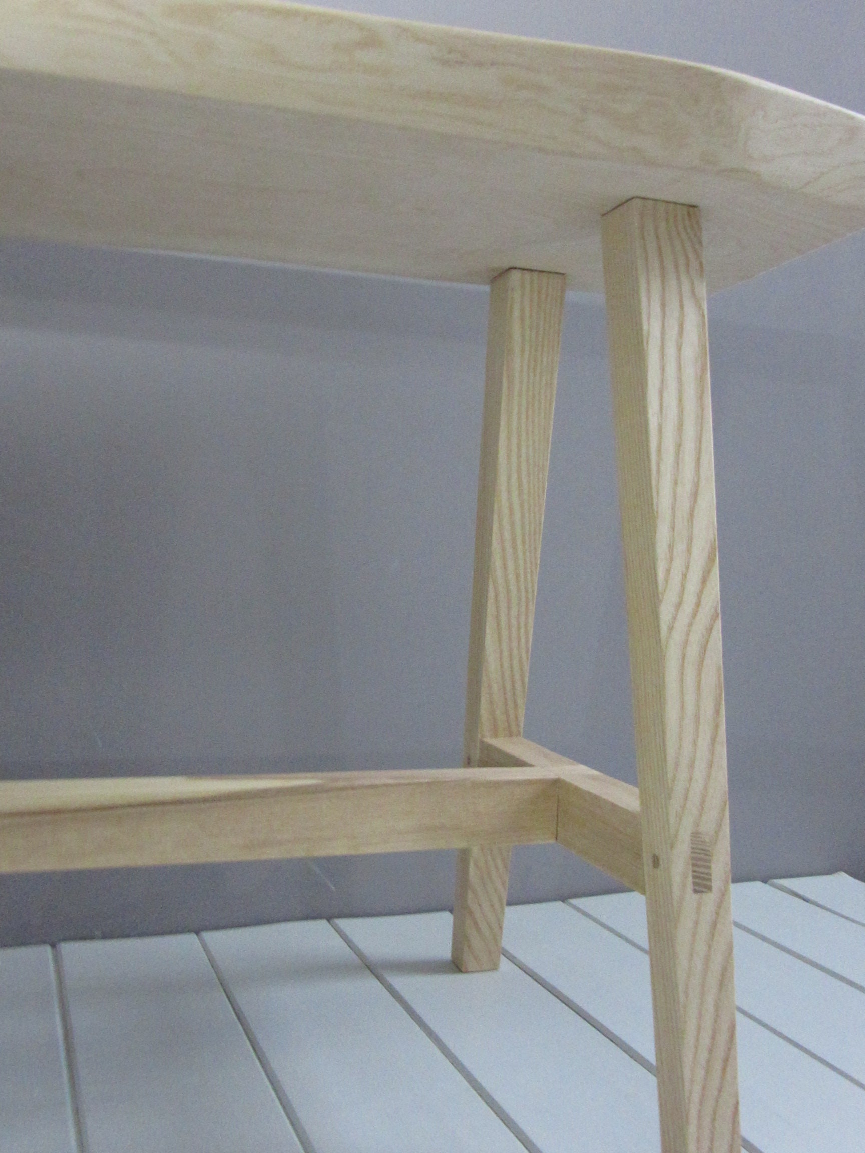 Live Edge Bench Solid Ash | Etsy UK