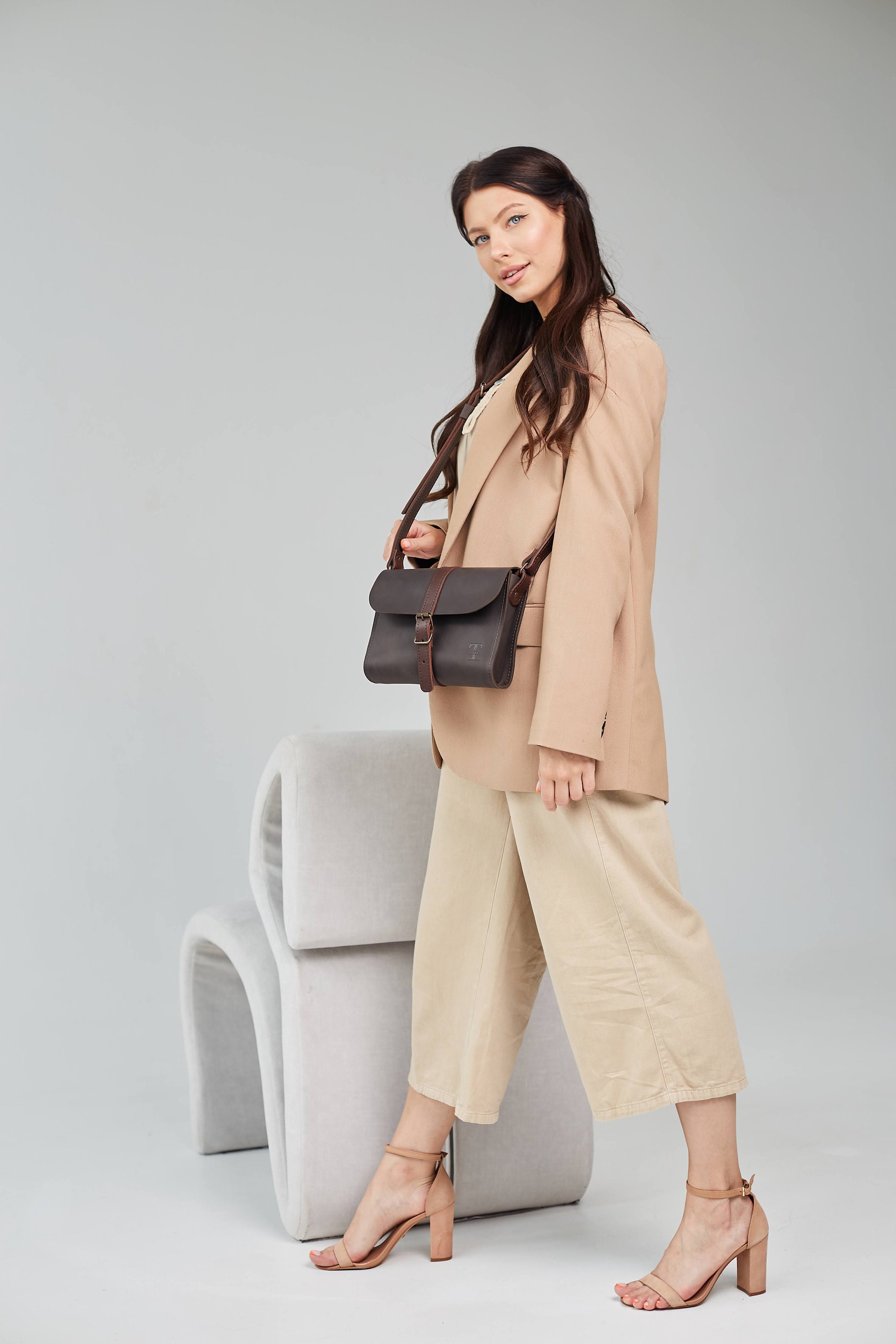 Crossbody Purse Cute, Cross Body Bag, Gift for Her, Leather Crossbody ...