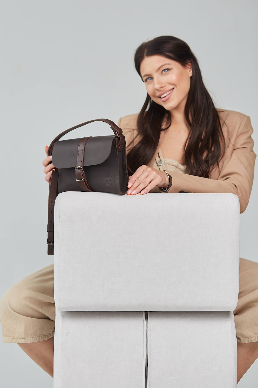 Crossbody Purse Cute, Cross Body Bag, Gift for Her, Leather Crossbody ...