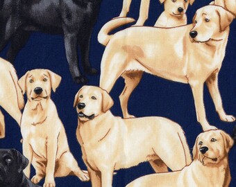 Labrador Dogs Fabric - Etsy