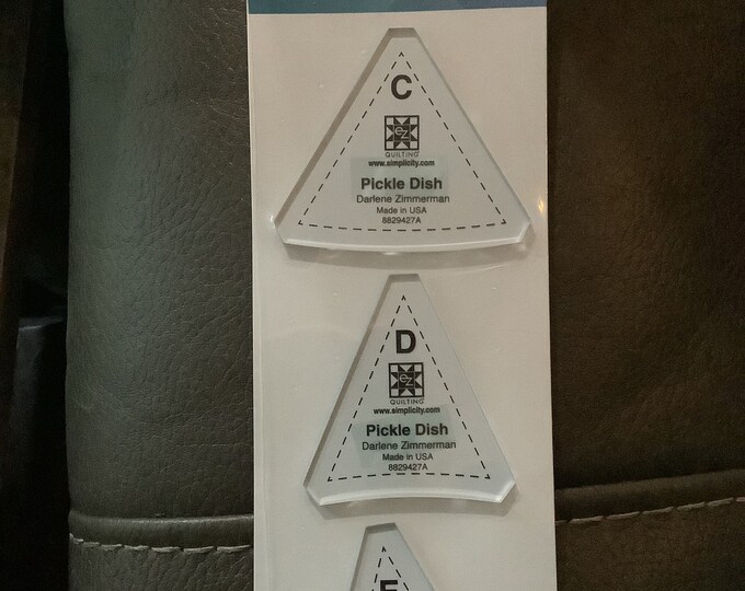 Pickle Dish Acrylic Ruler Set - Etsy